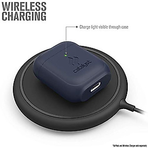 Catalyst Standing Case for AirPods 1 & 2 Premium Silicone AirPods Case, Charging Light Visible, Extra Grippy High Gloss Surface Finish