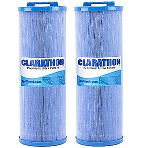 Clarathon 2-Pack Blue Media Hot Tub Spa Filter Replacement for Unicel 4CH-949RA Pleatco PWW50L-M Filbur FC-0172M FC0172M Waterway 817-4050