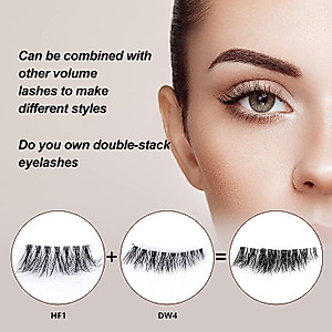 Lashes Half Lashes Half Lashes Wispy Half Lashes Natural Frihappy Lashes 3 Pairs Frihappy HF1