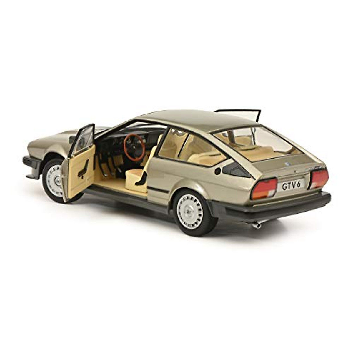 Solido 421185760 Alfa Romeo GTV6 1984 Model Car Die-Cast Zinc Silver
