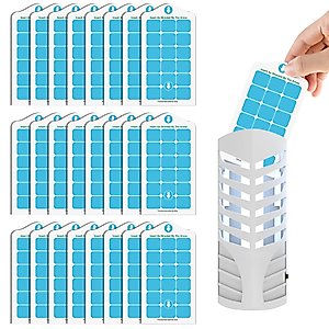 Qualirey 25 Pack Flying Insect Trap Refill Compatible with VEYOFLY Fly Trap LAMP Refill-VF02, Glue Board Insect Catcher, Replacement Sticky Glue Cards for Insect Bug Mosquito Gnat Fly Trap Indoors