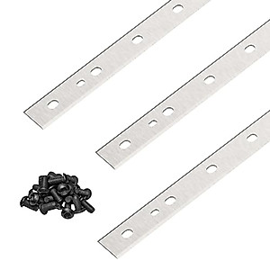13 inch Planer Blades for Dewalt DW735 Electric Planer Knives DW735X Wood Planer Cutter with 24 Pcs Screws Replace DW7352 Blade Knife -3 Pack