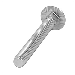 uxcell M8x60mm 304 Stainless Steel Round Cap Square Neck Trailer Carriage Bolts 8pcs