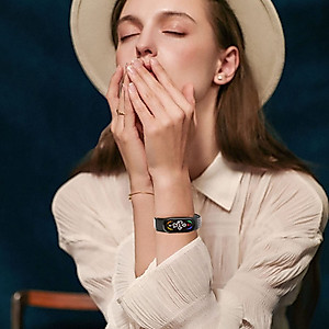 WNIPH Nylon Band Compatible with Xiaomi Mi Band 7/Mi Band 6/Mi Band 5/Mi Band 4/Mi Band 3/Amazfit Band 5, Soft Adjustable Sport Loop Wristband Replacement Strap for Xiaomi Mi Band 7/6/5/4/3 Women Men