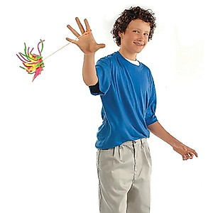 Neon Large Stretchy Noodle Ball Yo Yos (Set of 12) Party Favor Toys