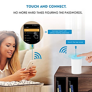 WAVLINK Whole Home Mesh WiFi System -Tri-Band AC3000 Router & Extender Replacement Covers up to 5,000 sq. ft., 2-Pack Includes 1 Router & 1 Extender