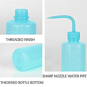 Oubest Squeeze Bottles Succulent Watering Bottle 500ml Blue Water Squirt Irrigation Bottle Squeeze Sprinkling Can Plastic Wash Plant Bottle 2pc