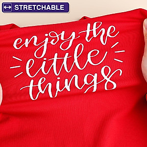 CAREGY 2Rolls 12" x 20ft HTV Vinyl Rolls Black and White Set Heat Transfer Vinyl for T-Shirts Iron on Vinyl Easy to Cut Weed for DIY Heat Vinyl (12" x 20ft Each Roll)