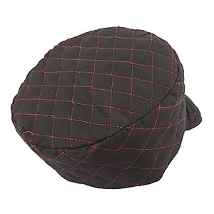 Forney 55855 Skull Cap, 7-3/8-Inch, Black with Red Lining