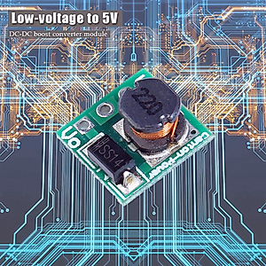 Comidox 1.5V 1.8V 2.5V 3V 3.3V 3.7V 4.2V to 5V DC-DC Step Up Power Module Voltage Boost Converter Board 0.9-5V to 5V 5PCS
