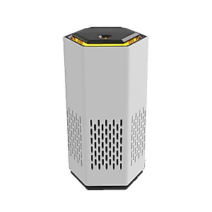 HCCMALL HCC-K01 Mini HEPA USB-C Powered Air Purifier. Ultra Portable (70X70X132mm), Ultra Quiet. Perfect for Travel, In-Car and Desktop