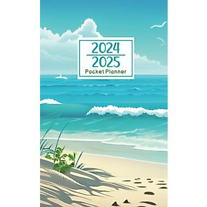 pocket planner 2024-2025: 2 year Pocket Calendar January 2024 to December 2025