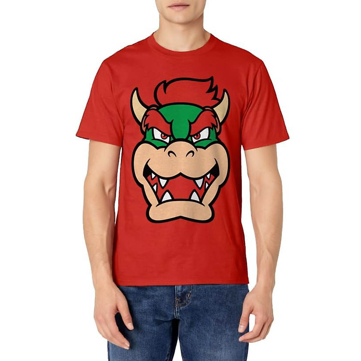 Nintendo Super Mario Bowser Large Face Chest Portrait T-Shirt
