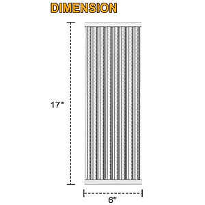 Grill Emitter Plates Replacement for 2015+ Char-Broil Commercial, Signature, Professional Series TRU-Infrared Grill Parts, Char-Broil TRU-Infrared 4, 2, 3, 5, 6 Burner Grill, for Char-Broil 3297527R04