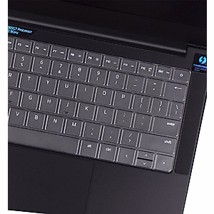 Clear TPU Keyboard Cover Skin Compatible with 2020 13.3 inch Razer Blade Stealth 13 Gaming Laptop, 2022 2021 2020 14" Razer Blade 14 Laptop, 2020 13.4" Razer Book 13 Laptop