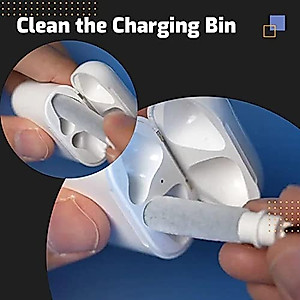 Anevna Bluetooth Earbuds Cleaning Pen, in-Ear Headphones Cleaning and Soft Dust Removal Brush Pen for Cleaning The Earwax, Dust in Bluetooth Headset Box,Camera and Mobile Phone