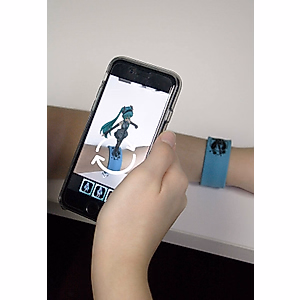 WRIST WORLD Hatsune Miku Wrist Band Set - an Augmented Reality Virtual AR RPG Adventure On Your Phone and Wrist
