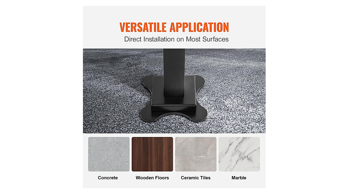 VEVOR Adjustable Handrail for Outdoor Steps – Safe & Sturdy