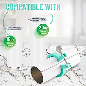 2 Pcs Tumbler Clamps with Wing Nut Tightening Mechanism,Tumbler Sublimation Tool Sublimation Tumbler Pinch Tool Tumbler Grip Tool for Sublimation Tumblers 20oz 15oz