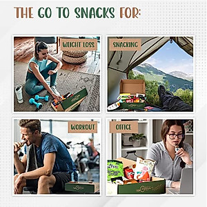 100 CALORIE Snack Packs Care Package | VALENTINES DAY GIFT BASKETS | Vegan, Gluten Free Dairy Free Snacks, Bars & Nuts all 100 calories or Less [20 count] Holiday Gift Basket | Low Calorie Diet Snacks | Snack Food Gifts