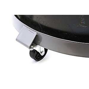 2 Extra Heavy Duty 55 Gallon Drum Dolly Dollies Swivel Casters Steel Frame Non Tip 1250 lbs 5 Wheel