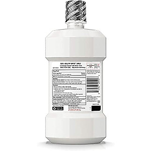 Listerine Whitening Plus Restoring Fluoride Rinse Clean Mint 946 mL (Pack of 2)