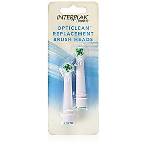 Interplak by Conair OptiClean Replacement Power Plaque Remover Brush Heads
