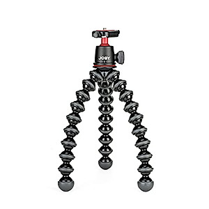 Joby GorillaPod 3K Vert Kit, Compact Flexible Tripod 3K Stand and BallHead 3K with Vertical L Bracket for Landscape and Portrait Mirrorless Cameras up to 3kg (6.6lb),Black,JB01829-BWK