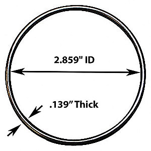 OR-233 Replacement Water Filter Housing ORings Compatible with Culligan (3 Pack)