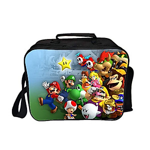 Qushy Yoshi's Crafted World Unisex Lunch Box Picnic Bag (G)