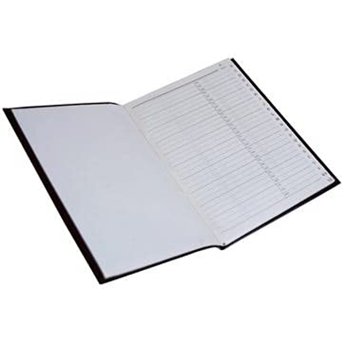 Planners Address & Contacts Book - Faux Brown Leather - 5 x 7 Inches