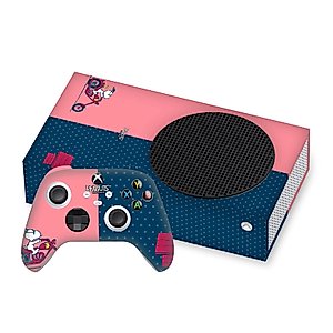 Head Case Designs Officially Licensed Peanuts Snoopy & Woodstock Character Graphics Vinyl Sticker Gaming Skin Decal Cover Compatible With Xbox Series S Console and Controller Bundle