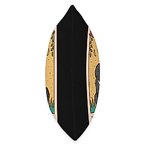 Funny Dog Newfoundland Gift for Men & Women Tarot Card Magic Occultism Dog Newfoundland Throw Pillow, 18x18, Multicolor