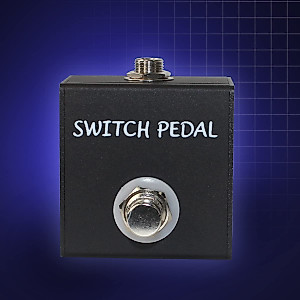 Yueyinpu Tap Switch Pedal For Guitar Effect Pedal With TS Cable (Unlatch Tap Switch)