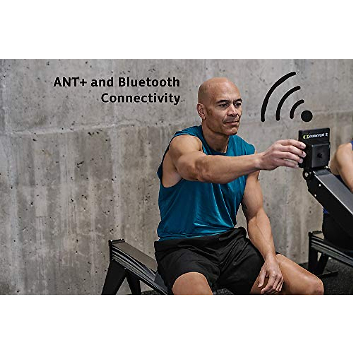 Concept2 RowErg Indoor Rowing Machine with Tall Legs - PM5 Monitor, Device Holder, Adjustable Air Resistance, Easy Storage