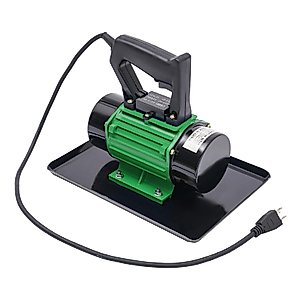 Electric Concrete Vibrator Motor, 110V 370W Portable Cement Vibrating Machine,3500 RPM, 220.46 LBS Vibration Force, Handheld Table Motion Concrete Vibrator Machine for Cement Leveling Works