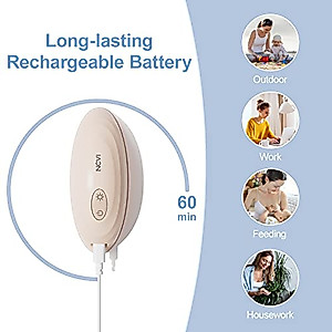 NCVI Warming Lactation Massager, Heat & Vibration, 2-in-1 Breast Massager, 2 Pack, Lactation Massager with Heat, for Breastfeeding, Pumping, Relieve Clogged Ducts, Engorgement, Improve Milk Flow