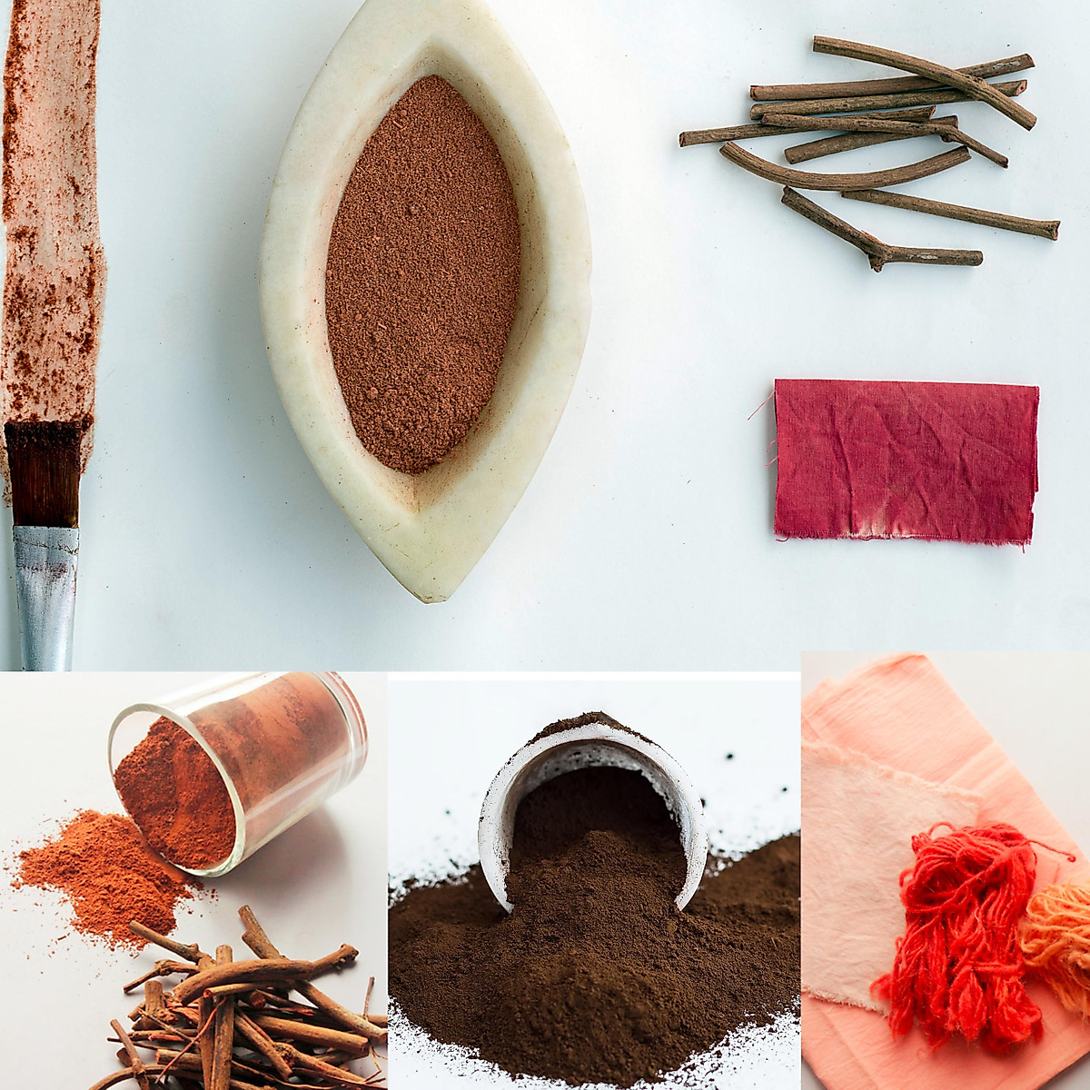 Fabric Tie Dye Kit with 3 Colors | Natural Shibori Powder | Indigo, Sunflower Yellow and Turkey Red | Perfect Clothing Dying | Painting Party Supplies DIY Art Craft Set for Kids and Adults