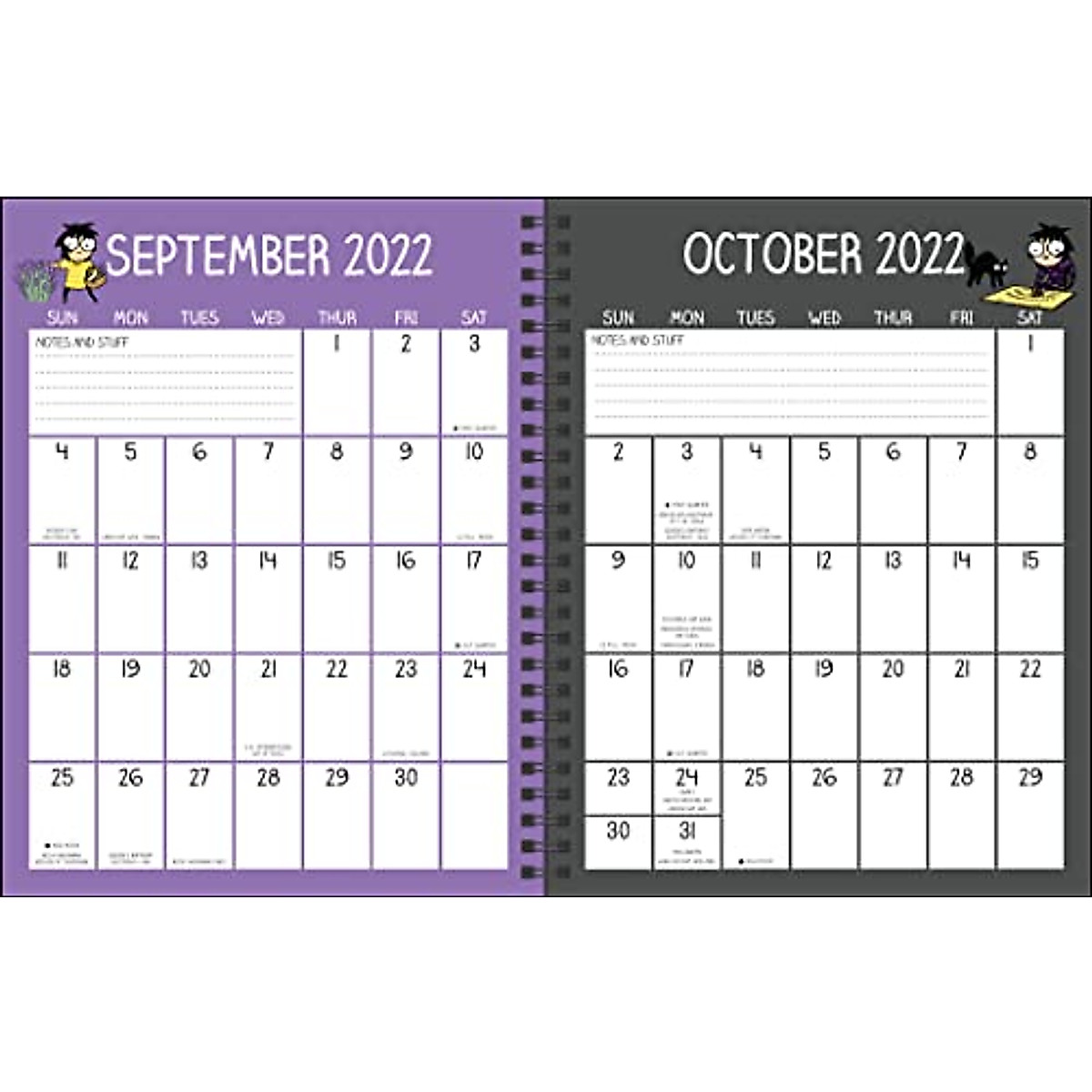 Sarah's Scribbles 16-Month 2022-2023 Weekly/Monthly Planner Calendar: Get It Together!