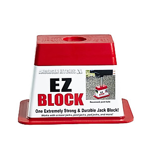 ANDERSEN HITCHES | RV Accessories | 4-Pack EZ Jack Blocks Leveling System | RV Stabilizer Stands | Heavy Duty Camper Level for RVs | 3621