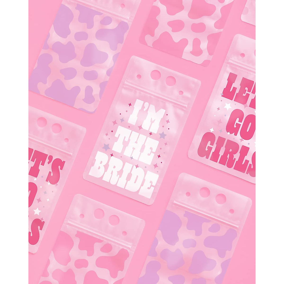 xo, Fetti Bachelorette Party Decorations Last Rodeo Drink Pouches - 16 ct | Bach Party Cups, Nashville Bridal Shower, Let's Go Girls Gift, Cowgirl Bride Bridesmaid Favors