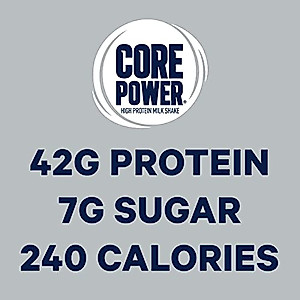 Fairlife Core Power Elite 42g High Protein Milk Shakes, Ready to Drink for Workout Recovery, Chocolate, 14 Fl Oz (Pack of 12)