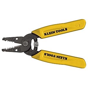 Klein Tools 11048 Dual Wire Stripper Cutter for Solid Wire, Made in USA
