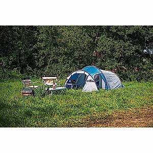 Coleman Cortes 3 Tent, 3 Man Tent, 1 Bedroom Hiking Tent, Absolutely Waterproof Lightweight Camping Tent with Sewn-in Groundsheet, Blue