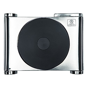 Nesco SB-01 Stainless Steel Electric Burner, 1500-watt, standard, Silver