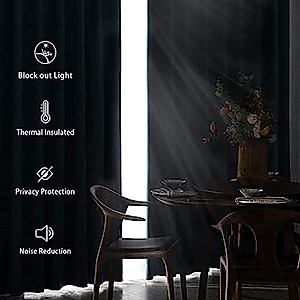 VTgclt Video Game Blue Gamepad Blackout Curtains, Console Game Controller,Thermal Insulated Drapes Rod Pocket Cafe Bedroom Living Room Kitchen Dining Room 2 Panels-52 W x 84" L