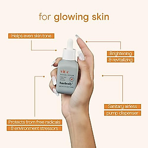 Baebody Made in USA Vitamin C Face Serum - Vitamin C Serum for Dark Spots & Dull Skin - Day & Night Vitamin C Serum for Face - Vit C Serum Hyaluronic Acid & Vitamin E, 1 fl oz/30 ml