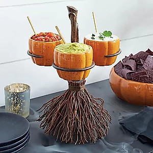 New products in 2023，halloween candy bowl，halloween party decorations， Used for parties to hold cakes, desserts, and fruits (5.9x5.9x8.3)