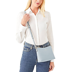 Kate Spade Bailey Textured Leather Crossbody Bag Purse Handbag (Avalon Mist Green)