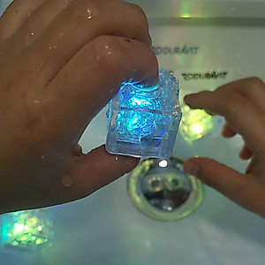 ZHIHUI 8PCS Kids Baby Time Shower Bathtub LED Light Up Toys Colorful Changing Waterproof Underwater Lights Bath Toy